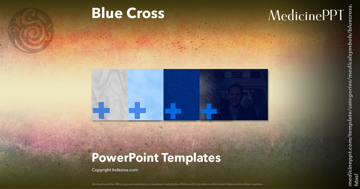 Blue Cross - Medicine PowerPoint Templates