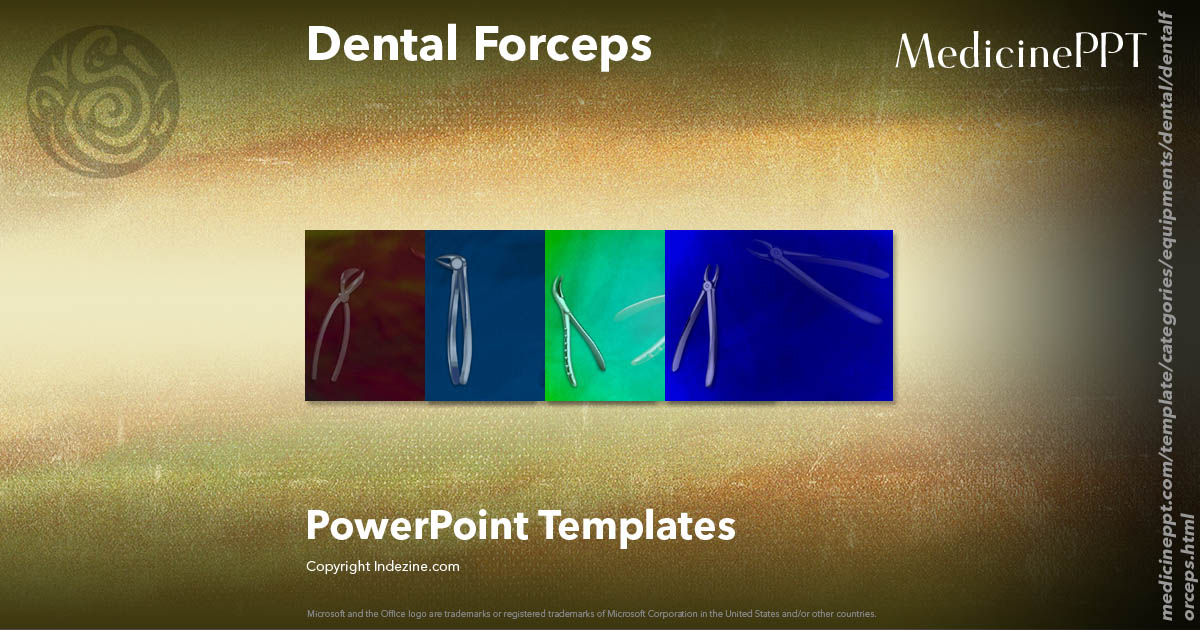 Dental Forceps - Medicine PowerPoint Templates