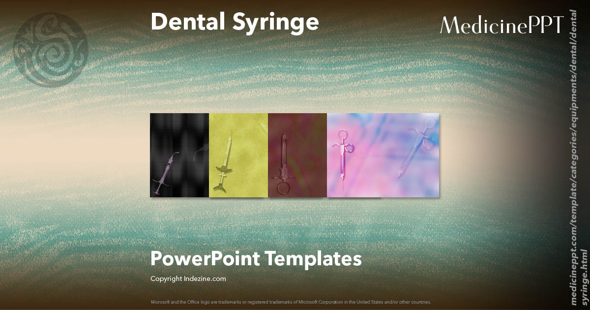 Dental Syringe - Medicine PowerPoint Templates