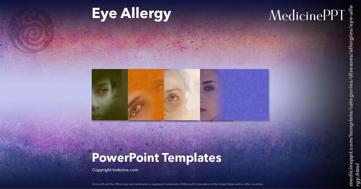Eye Allergy - Medicine PowerPoint Templates