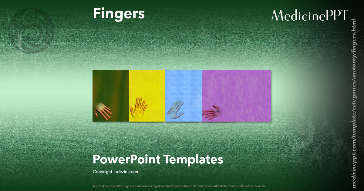 Fingers - Medicine PowerPoint Templates