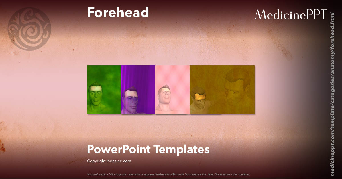 Forehead - Medicine PowerPoint Templates