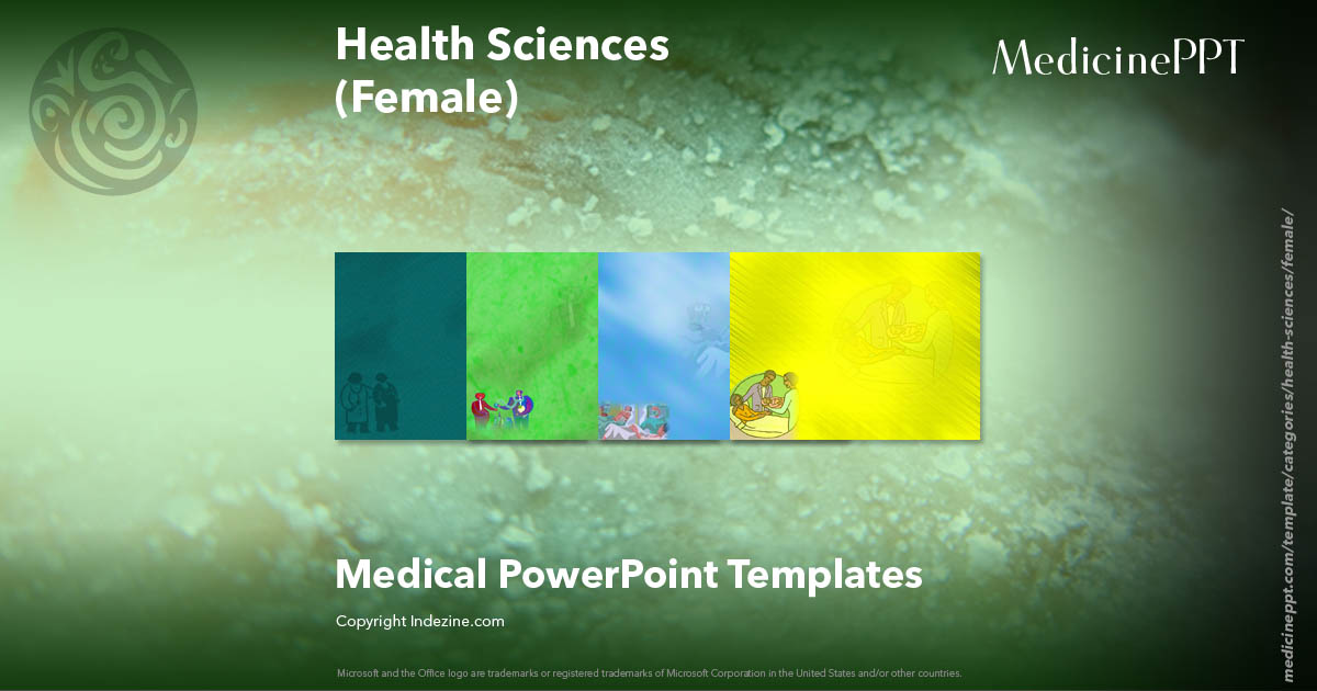 Medicine PowerPoint: Health Sciences (Female) Medicine PowerPoint Templates