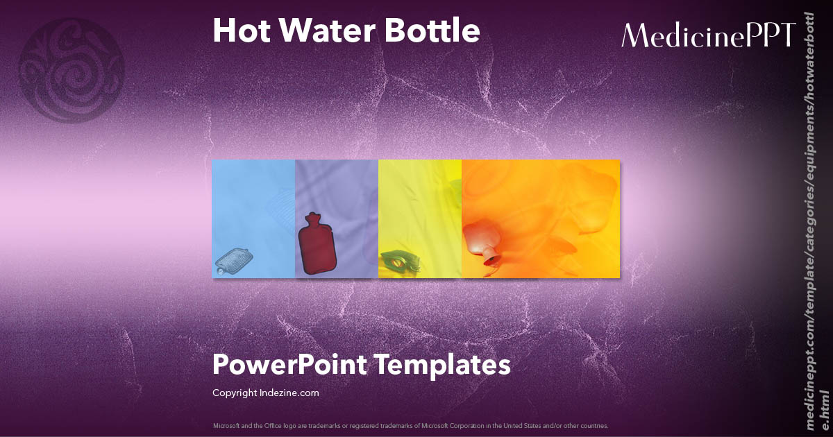 Hot Water Bottle - Medicine PowerPoint Templates