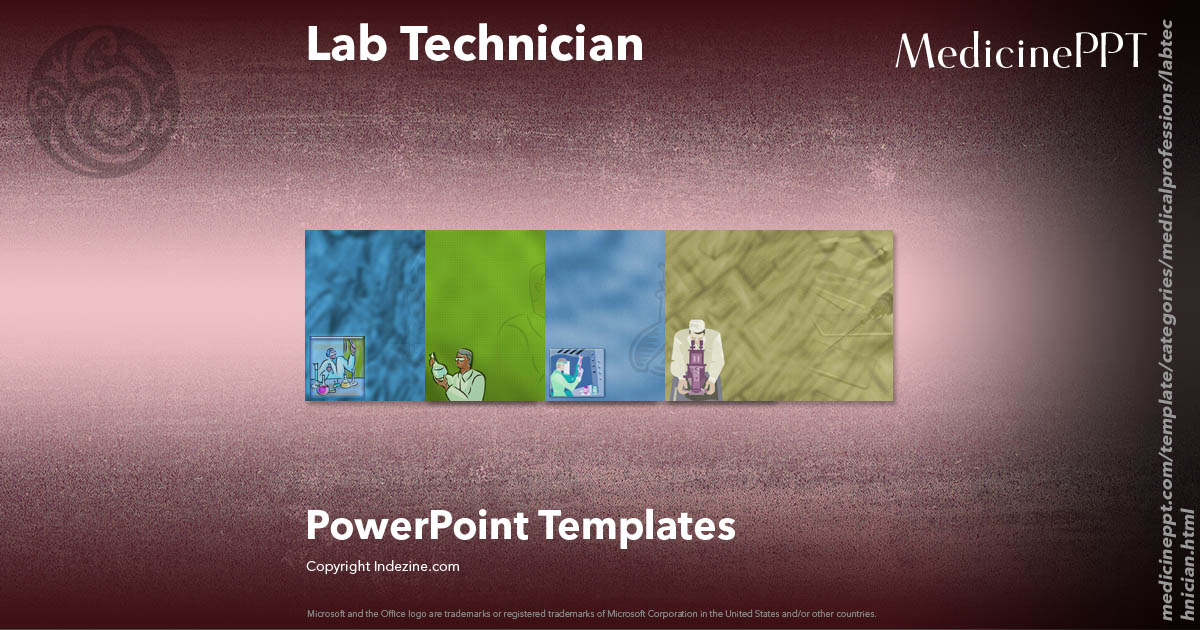 Lab Technician - Medicine PowerPoint Templates