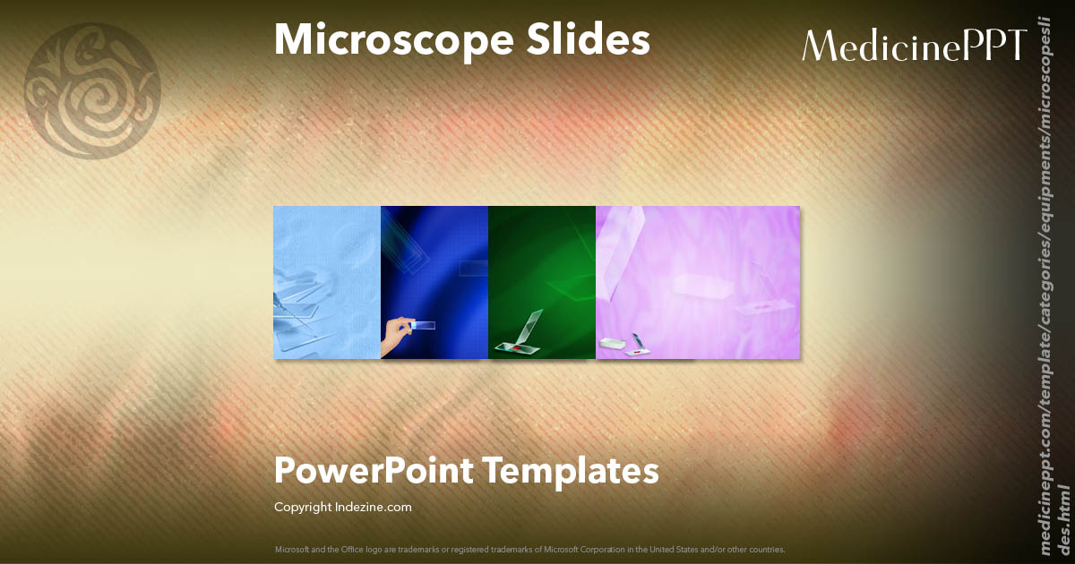 Microscope Slides - Medicine PowerPoint Templates
