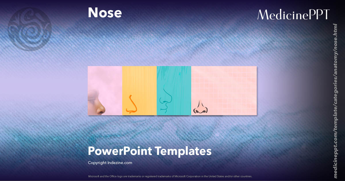 Nose - Medicine PowerPoint Templates