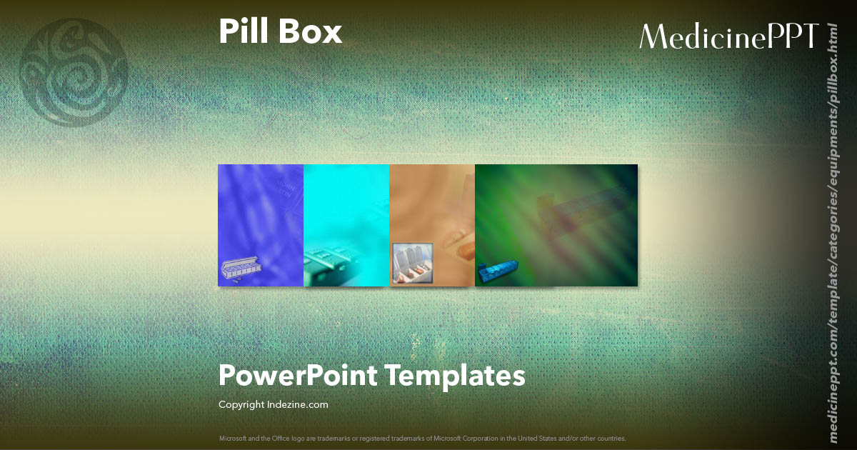 Pill Box - Medicine PowerPoint Templates