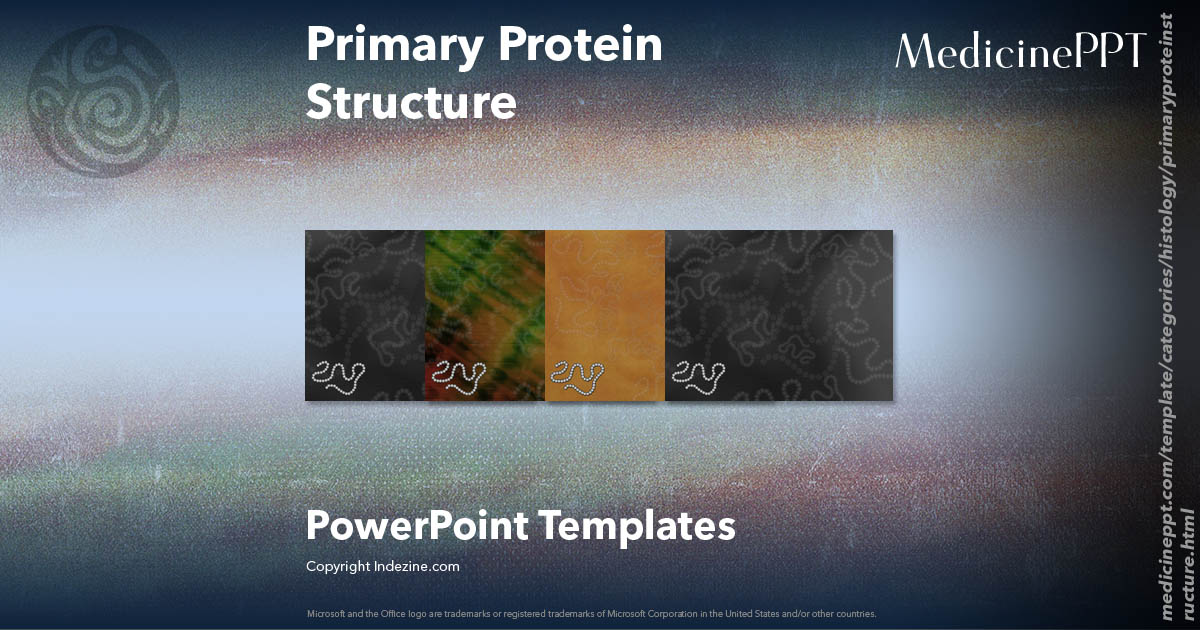 Primary Protein Structure - Medicine PowerPoint Templates