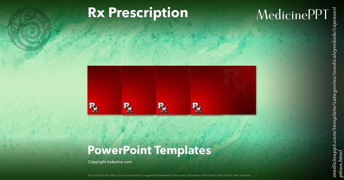 Rx Prescription - Medicine PowerPoint Templates