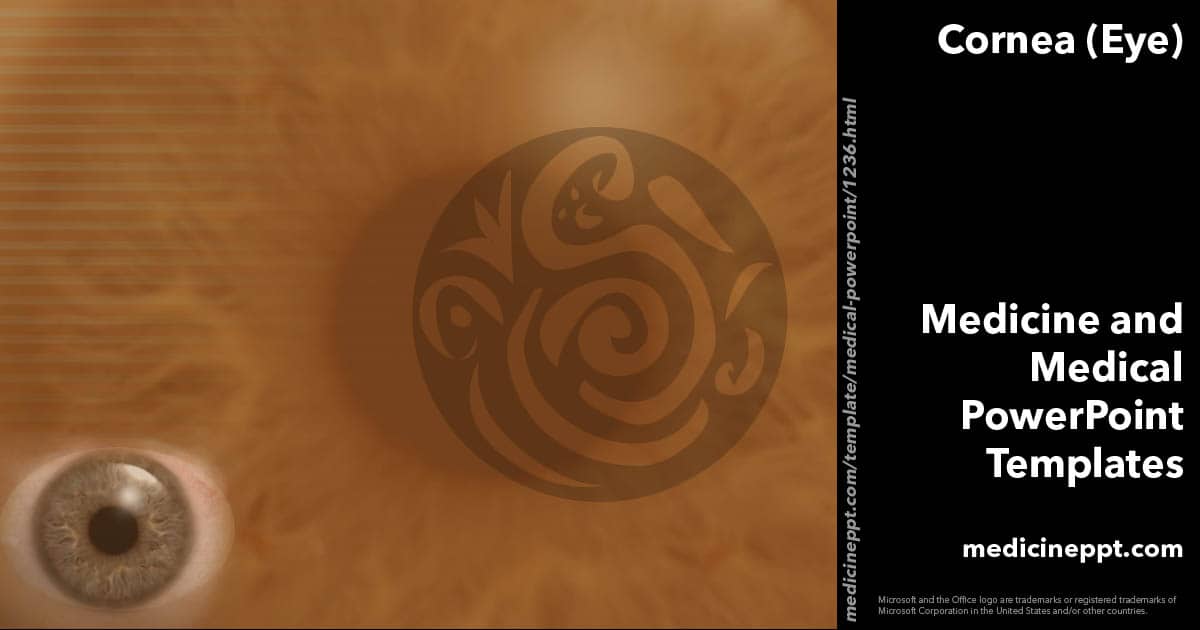 Cornea (Eye) 01 - Medicine PowerPoint Templates