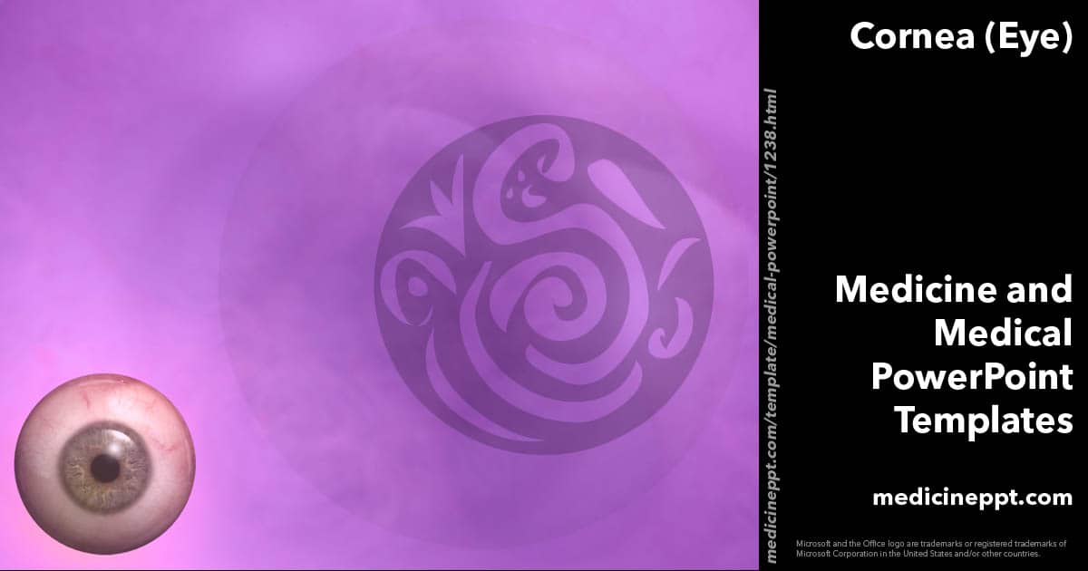 Cornea (Eye) 03 - Medicine PowerPoint Templates