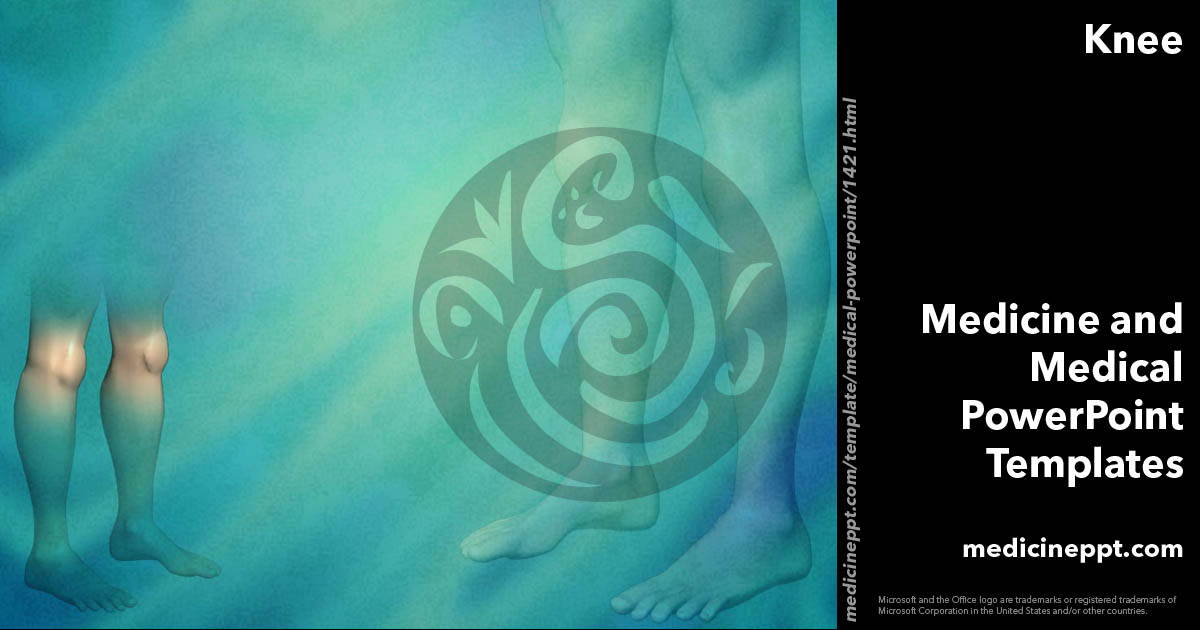 Knee 02 - Medicine PowerPoint Templates