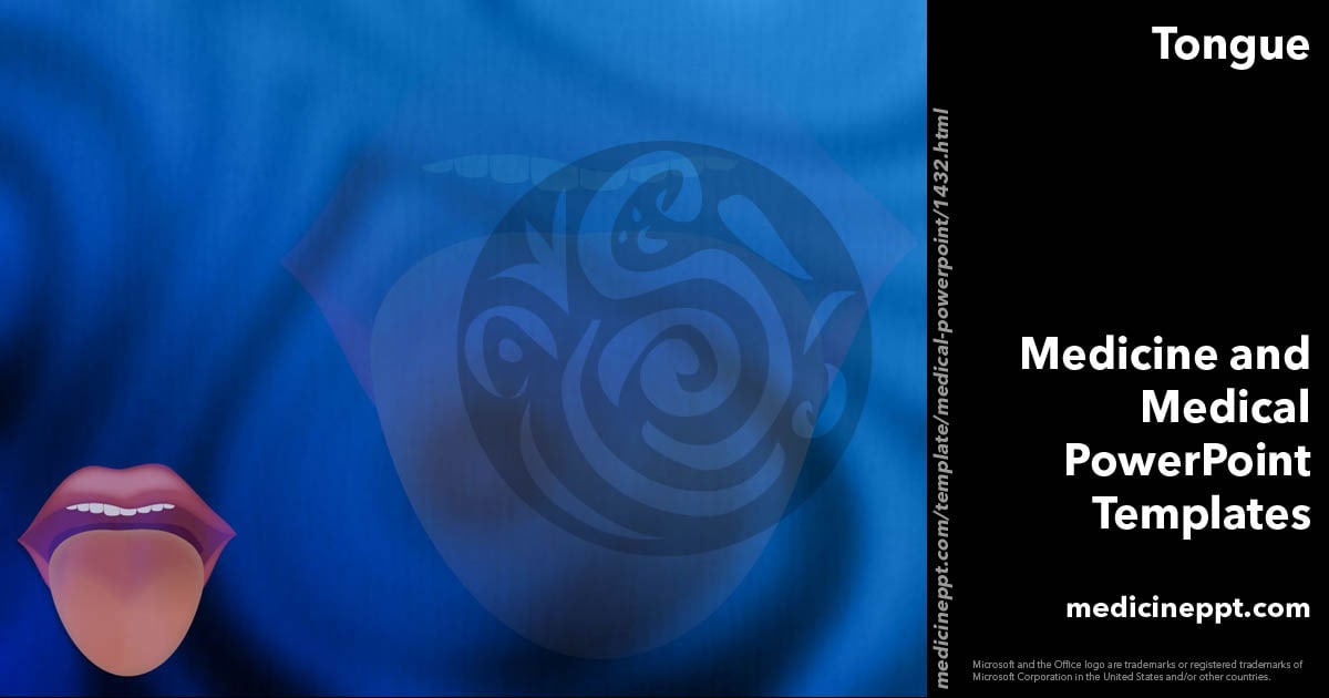 Tongue 01 - Medicine PowerPoint Templates