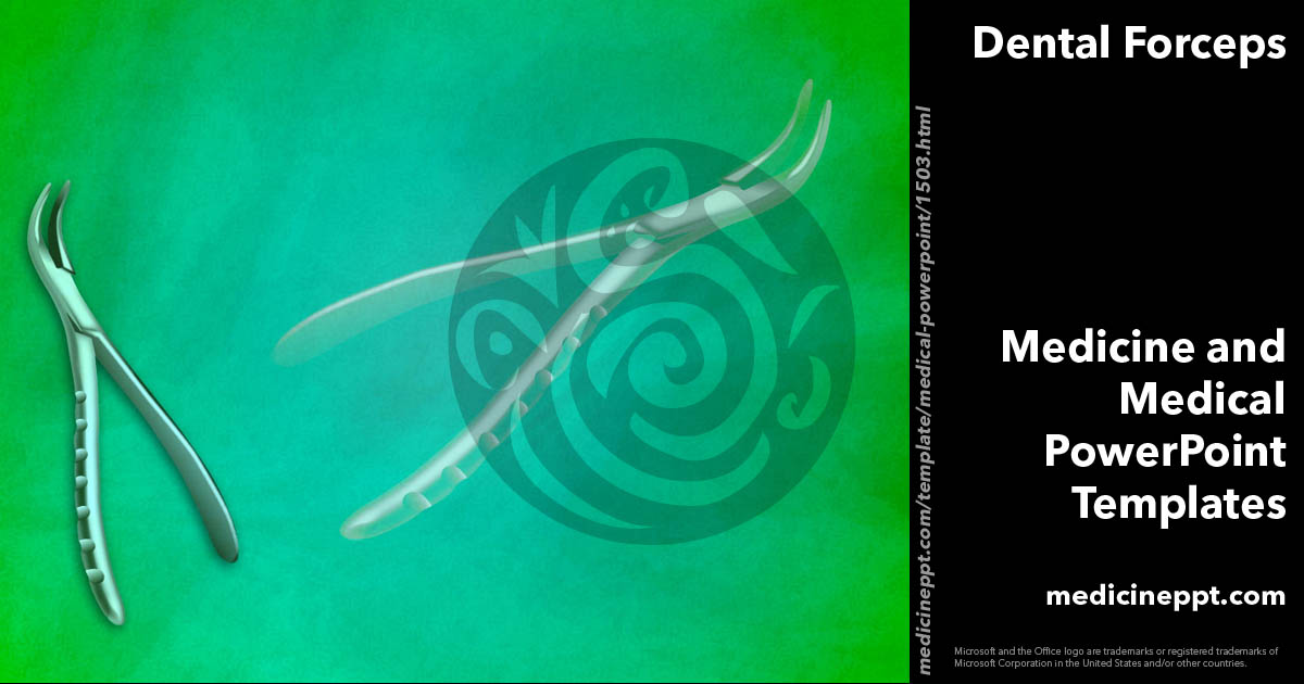 Dental Forceps 03 - Medicine PowerPoint Templates