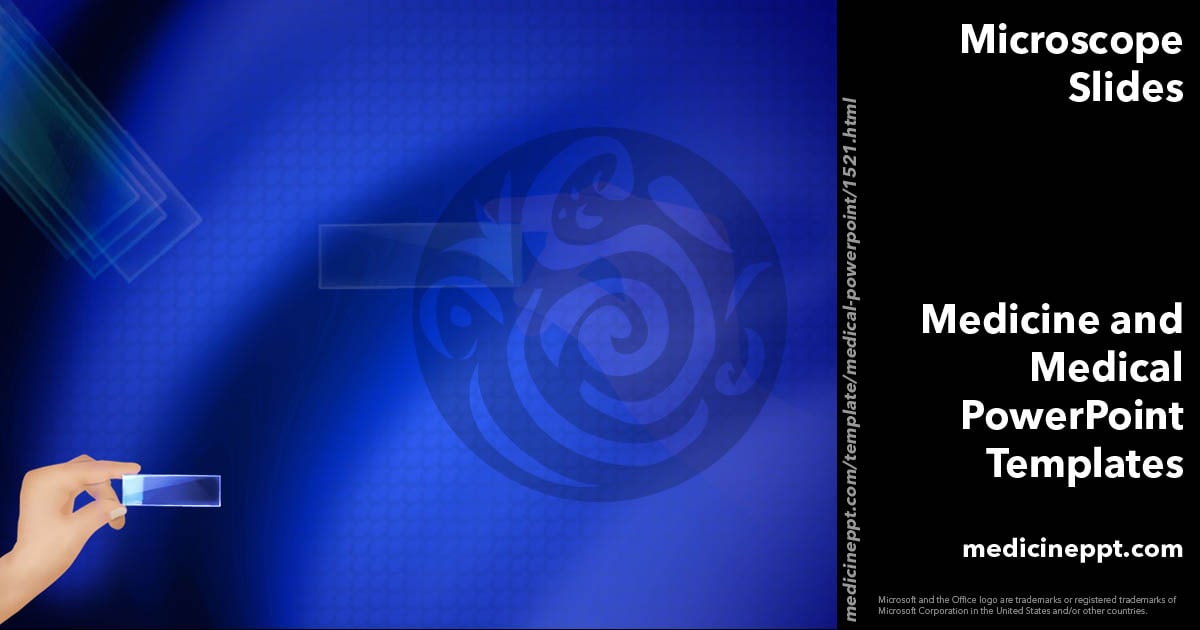 Microscope Slides 02 - Medicine PowerPoint Templates