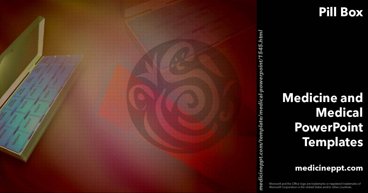 Pill Box 05 - Medicine PowerPoint Templates