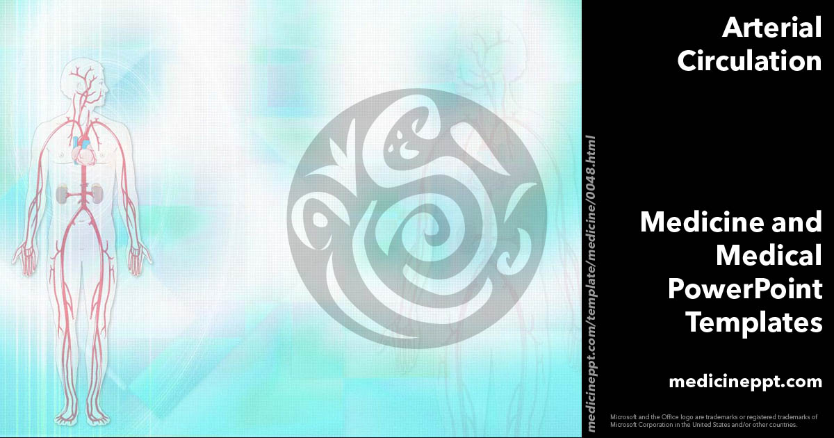 Arterial Circulation 01 - Medicine PowerPoint Templates