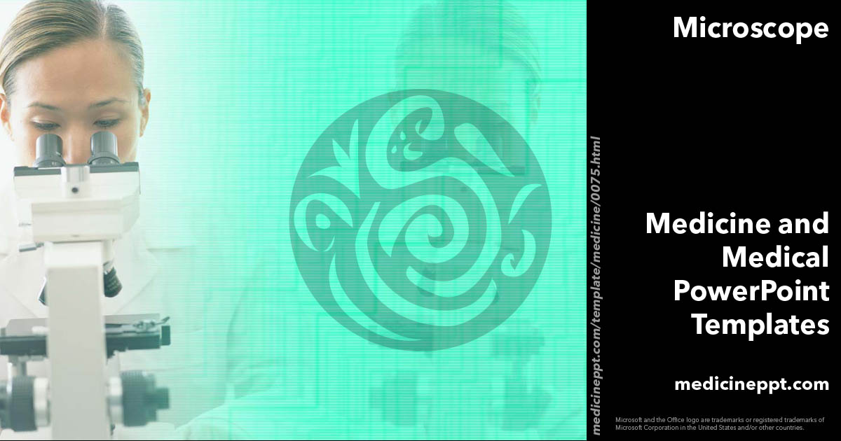 Microscope 03 - Medicine PowerPoint Templates