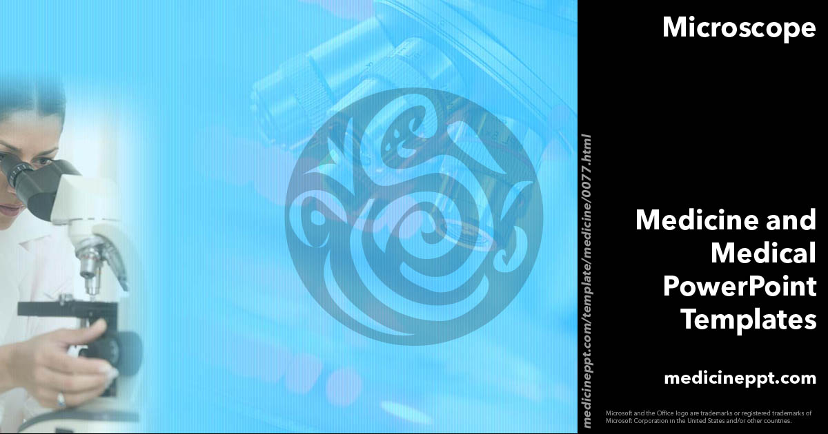 Microscope 05 - Medicine PowerPoint Templates