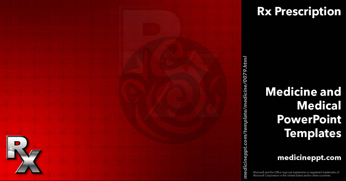 Rx Prescription 01 - Medicine PowerPoint Templates