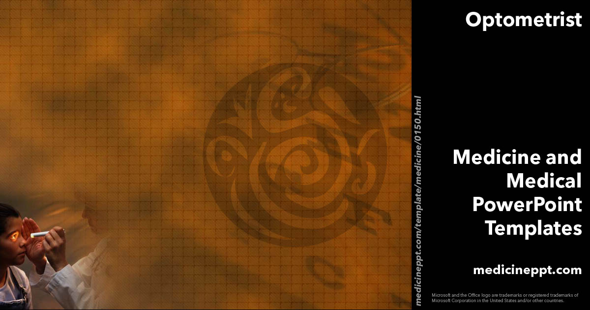 Optometrist 02 - Medicine PowerPoint Templates