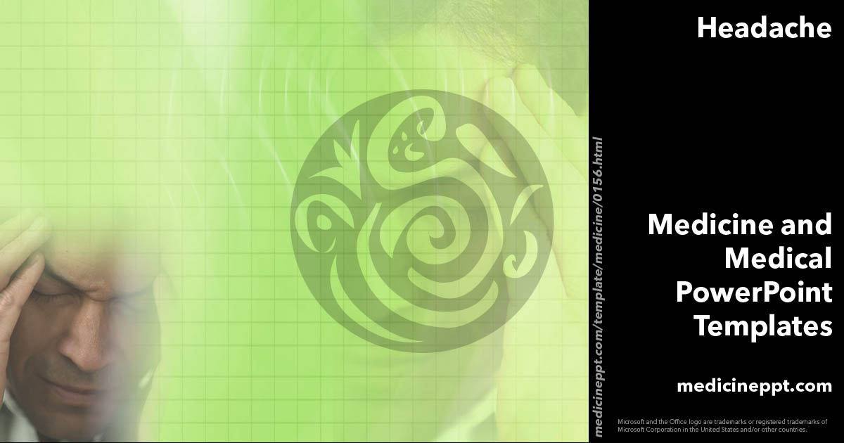 Headache 02 - Medicine PowerPoint Templates