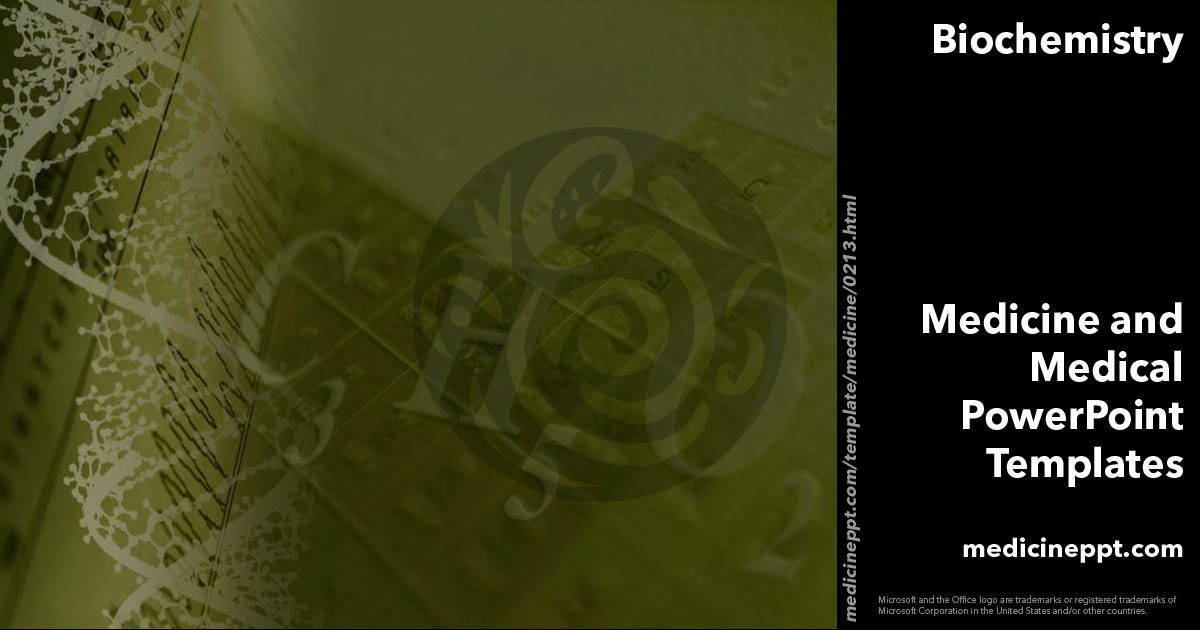 Biochemistry 01 - Medicine PowerPoint Templates