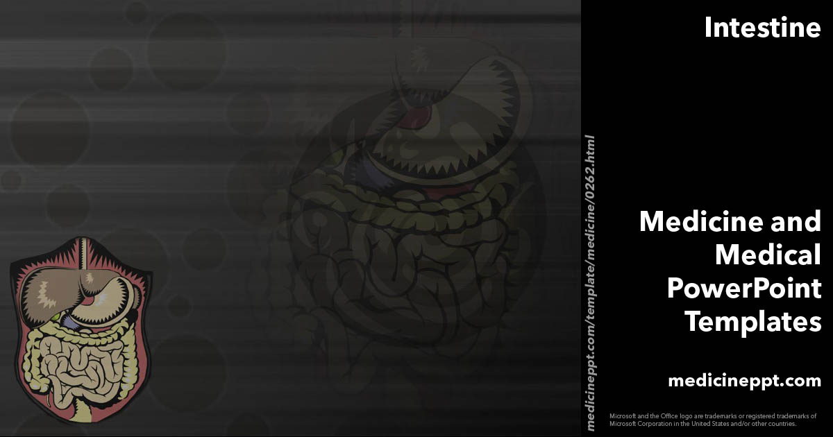 Intestine 01 - Medicine PowerPoint Templates
