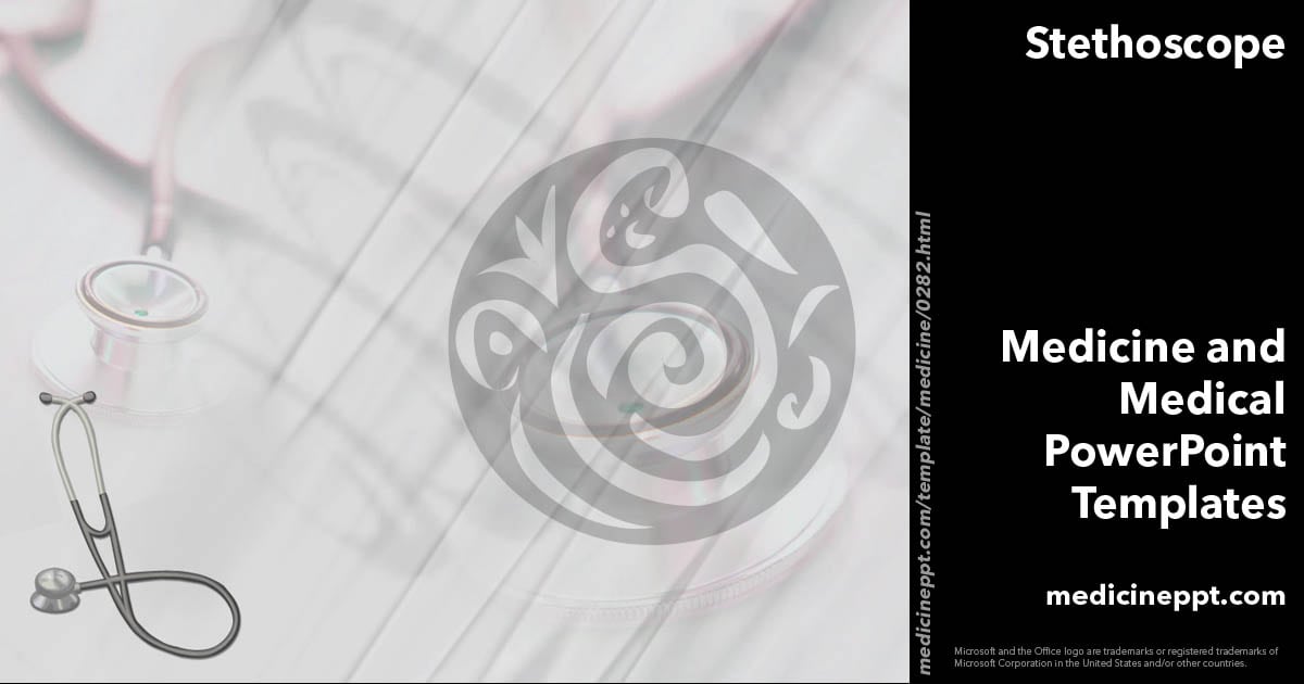 Stethoscope 07 - Medicine PowerPoint Templates