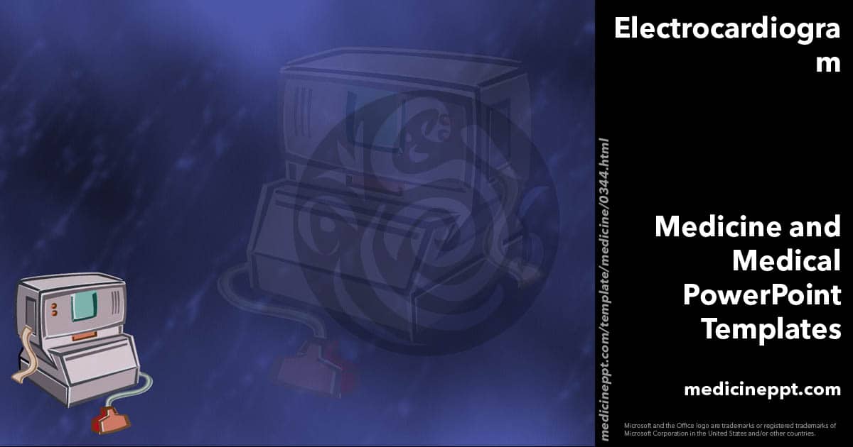 Electrocardiogram 03 - Medicine PowerPoint Templates