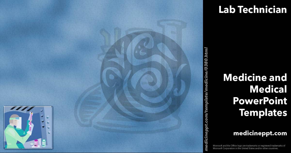 Lab Technician 03 - Medicine PowerPoint Templates
