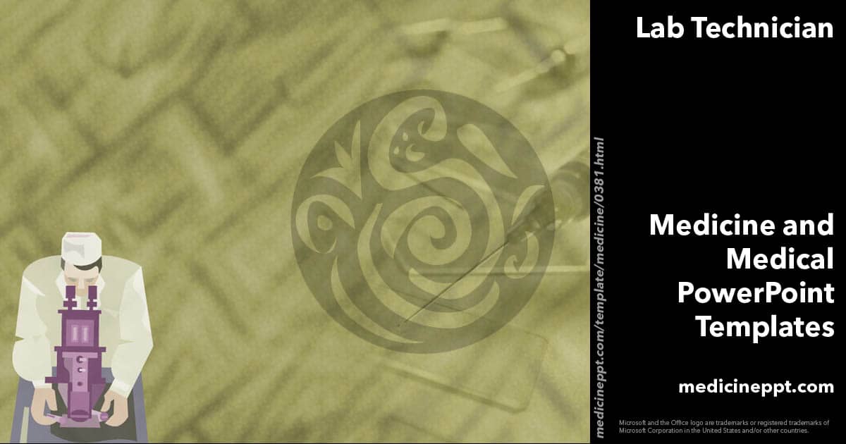 Lab Technician 04 - Medicine PowerPoint Templates