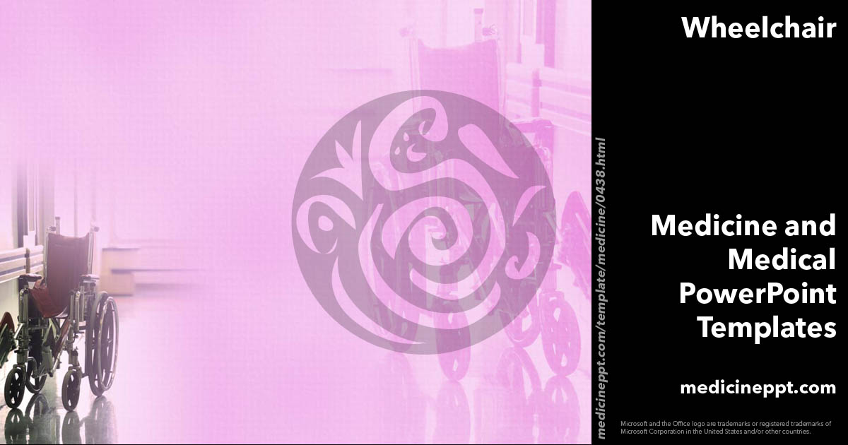 Wheelchair 05 - Medicine PowerPoint Templates