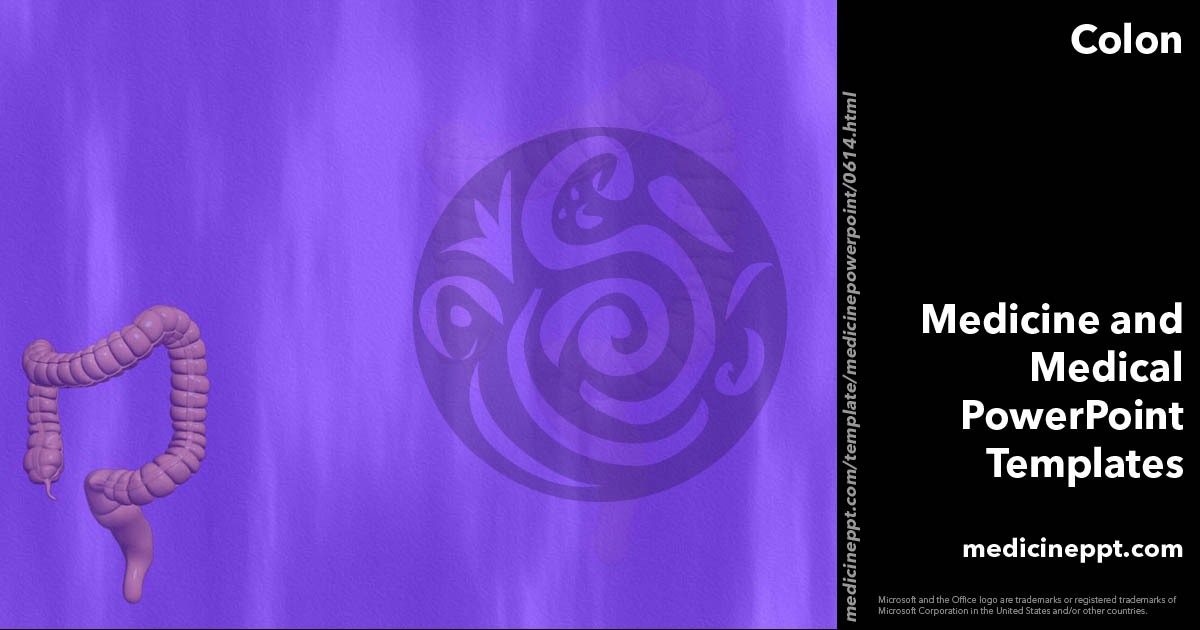 Colon 03 - Medicine PowerPoint Templates