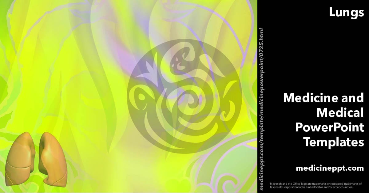 Lungs 04 - Medicine PowerPoint Templates